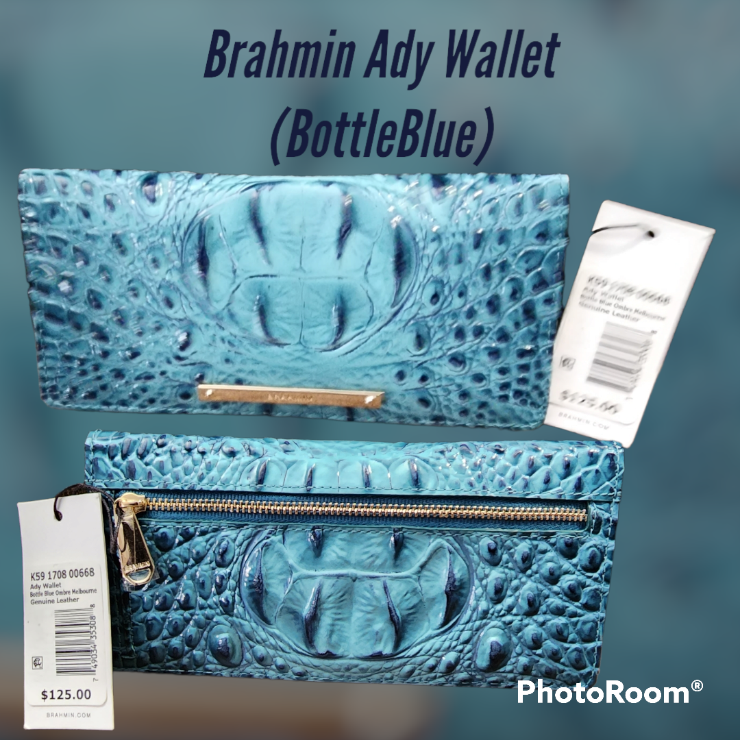 Brahmin Ady Wallet (Bottle Blue) – RRsa1es