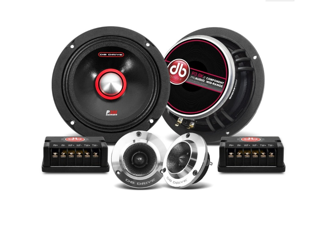 DB DRIVE 6.5" Midrange Stereo 250 Watts Component – RRsa1es